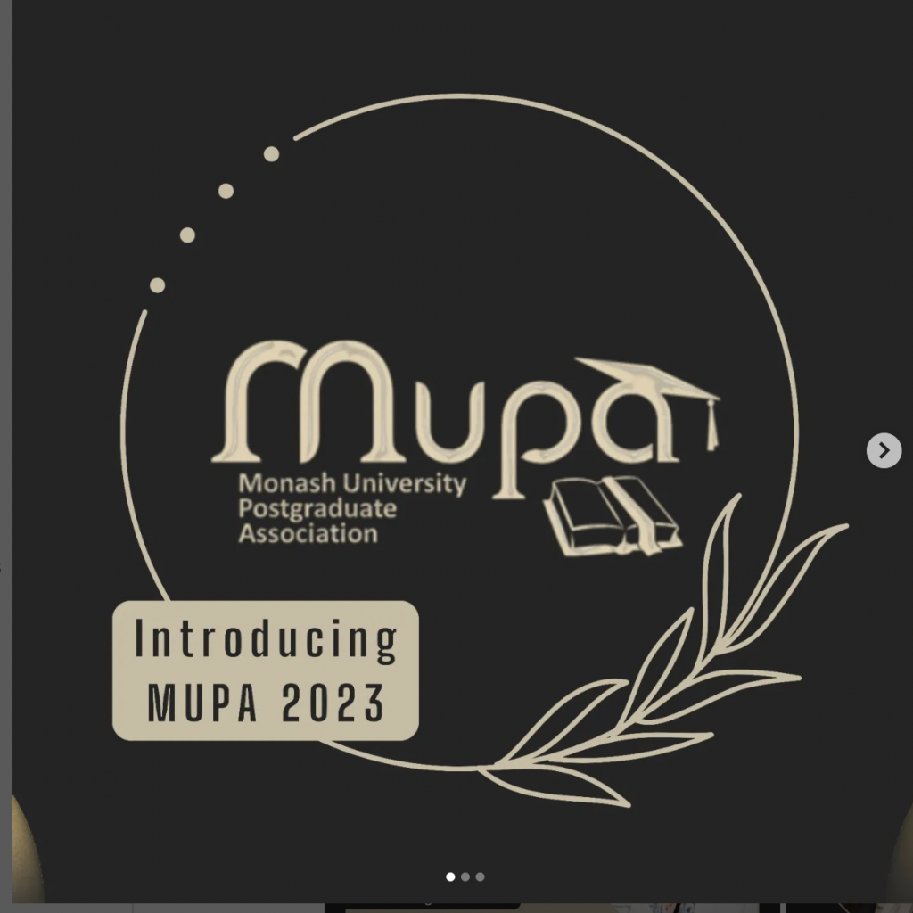 Introduction: MUPA team members 2023 - Monash University Postgraduate Association